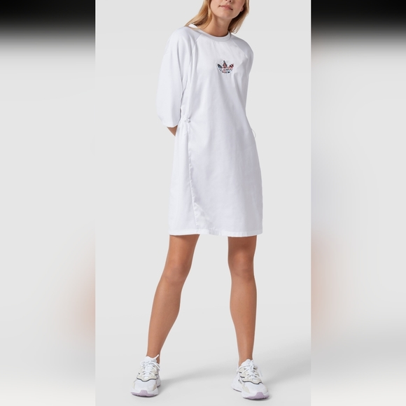 adidas | Dresses | Adidas Shortsleeved Drawstring Tee Dress Nwt | Poshmark